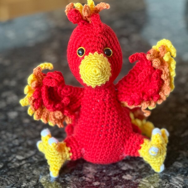 Phoenix Crochet Pattern, Crochet Pattern, Crochet, Pattern, Phoenix ...