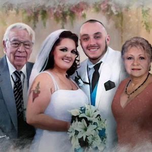 Deceased Mother Portrait Passed Away Loved One Angel - Etsy