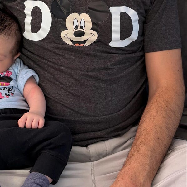 Minnie Mom Mickey Dad Tee Shirt, Family Couple Matching Outfits, Disney ...