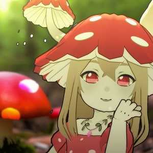 Ghost Cat Girl Premade 3D Vroid VRM Model Streamer and Vtuber ...