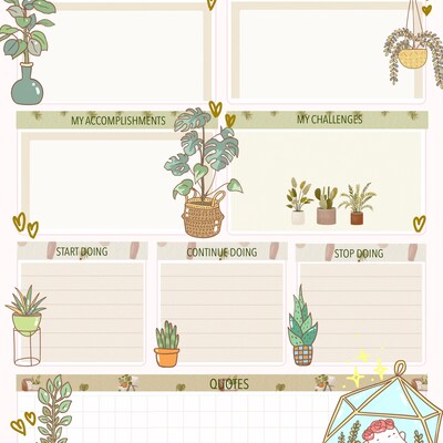 Cute Spring Desktop Wallpaper Organizer Mac and Windows - Etsy