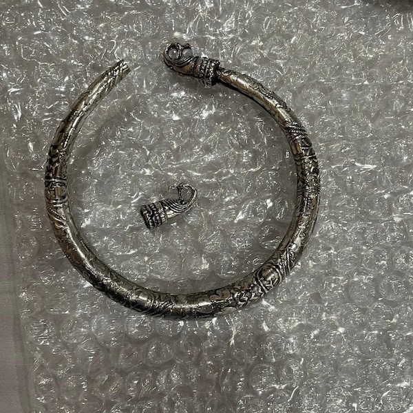 Silver Kada Anklet, Leg Anklets for Men, Feet Anklet, Handmade ...