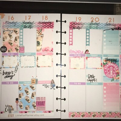 2017 2018 Under the Sea Beach Nautical Seahorse Weekly Planner - Etsy