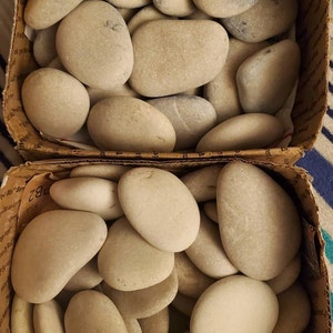 Sugar Stones Natural Ocean Tumbled Light Stones for Kindness Rock ...