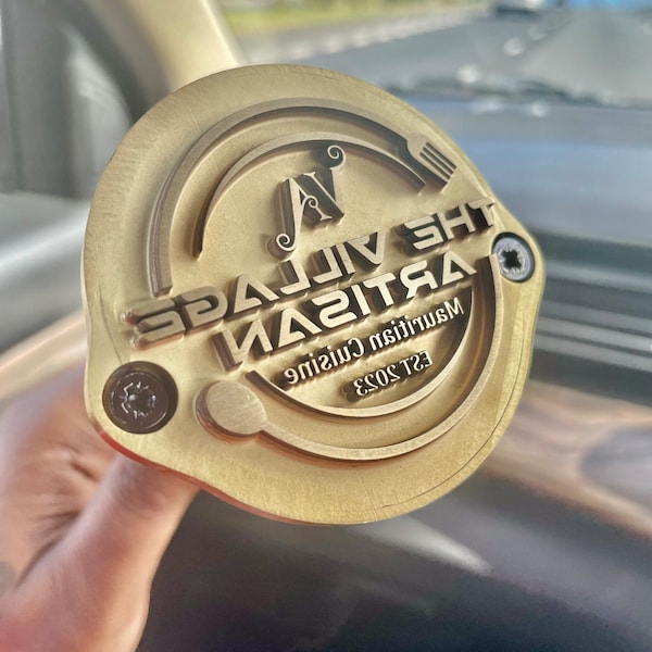 Custom Burger Stamp BBQ Branding Personalised Bread Stamp for Holiday ...