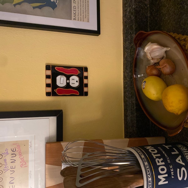 Light Switch Coverings Painted, Blanket, Brown & Green, Southwest ...