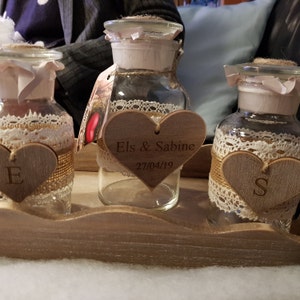 Wedding Sand Ceremony Set, Family Unity Set, Sand Ceremony Vases ...
