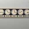 Time Zone Wall Clock, City/state/country Sign, World Clock, Office ...