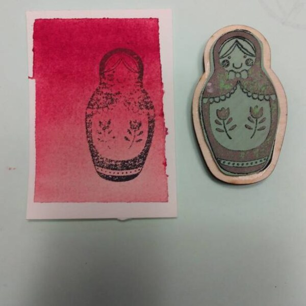 Adirondack Chair Stamp: Wood Mounted Rubber Stamp - Etsy