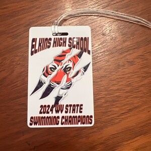 Back to School Bus Identification Bag Tag. Customizable. - Etsy