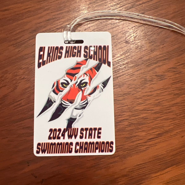 Back to School Bus Identification Bag Tag. Customizable. - Etsy