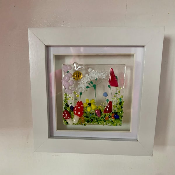 Christmas Tree Fused Glass Decoration With 2 Robins - Etsy UK