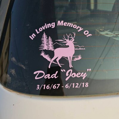 Racing Memorial Version 2 Decal - Etsy