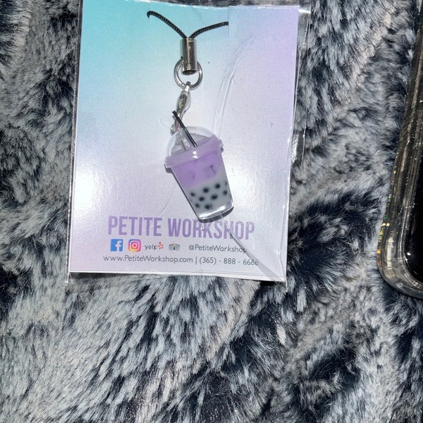 Mini Drink Boba Bubble Tea Keychain - Etsy