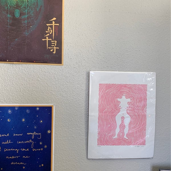 Tomato Cross-section Linocut Print - Etsy