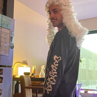 COLONIAL JUDGE 5 Panel Theatrical Halloween Costume Wig - Etsy