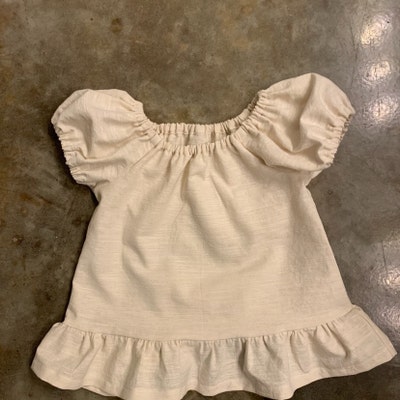 Girl Peasant Top Pattern, Long and Short Sleeves Sewing Pattern 1 to 10 ...