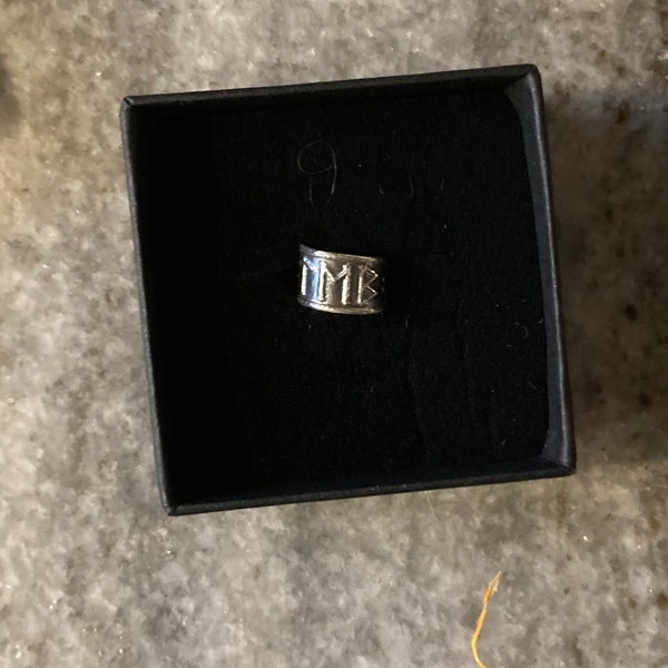 Silver Ear Cuff With Custom Viking Runes Choose 5 Runes for Your ...