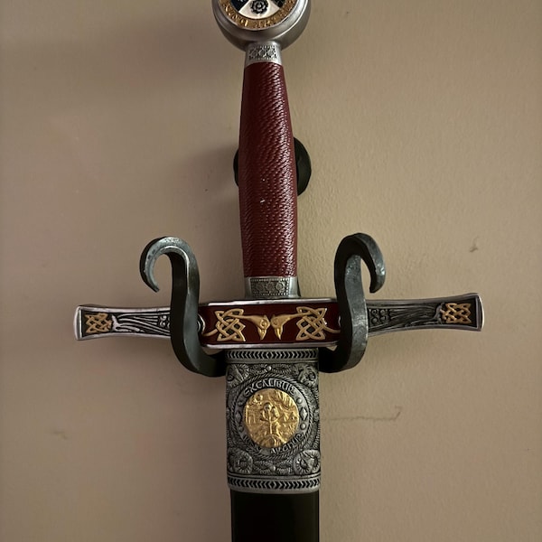 Blacksmithed Sword Holder - Etsy