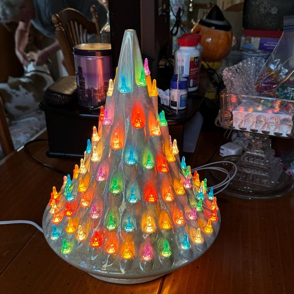New Large “astro” Ceramic Tree Lights ASSORTED 7 COLORS 144/50/25/7 Pcs ...