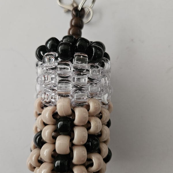Kandi Boba Shaker Keychain | Strawberry, Peach, Taro, Matcha, Brown ...