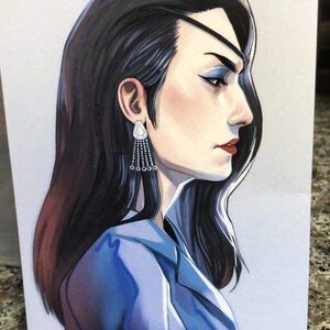 Majima Goro Evil Eye Postcard Print | Etsy