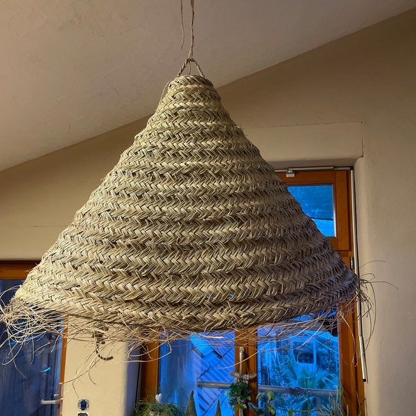 Pendant Light, Rattan Lamp Shade, Moroccan Lamp Shade, Boho Hanging ...