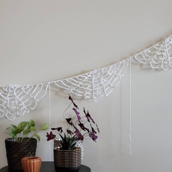 CROCHET PATTERN Halloween Bunting/cobweb Pattern/instant PDF Download ...