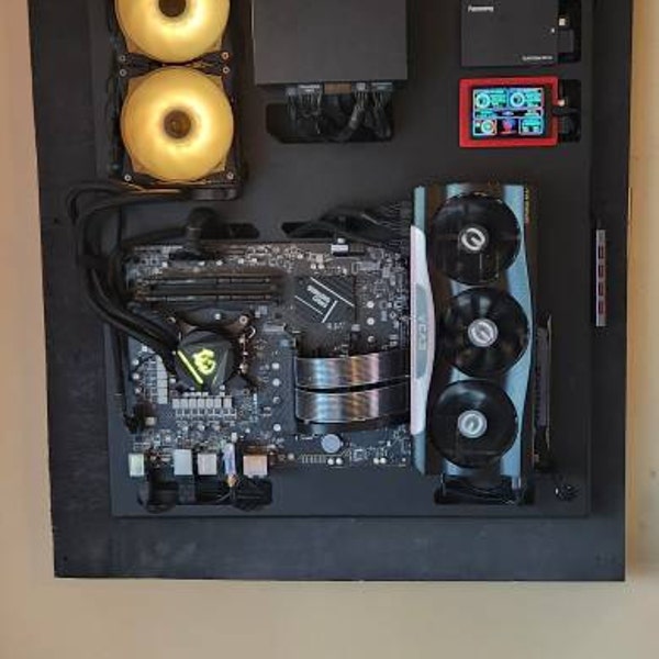 Wall Computer, Computer Wall Mount, Space Case, Open Case, Full ATX ...