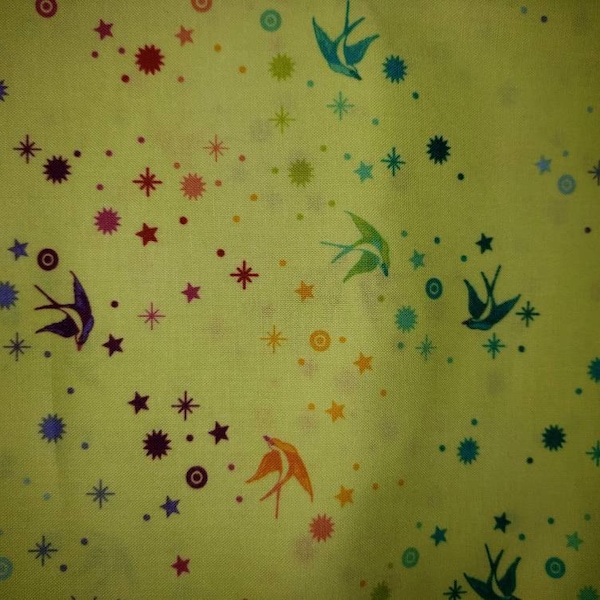 Tula Pink True Colors Fairy Dust Lime for Free Spirit Fabrics , PWTP133 ...
