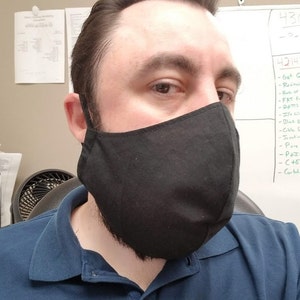 Reusable Protective Face Mask for Bearded Men With or Without Filter ...