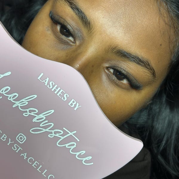 Brow Artist Custom Mirror, Beauty Studio, Personalized Aesthetic ...