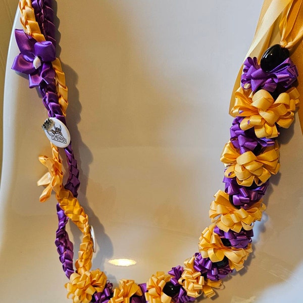 Lei Hoku Originally Designed by Leilani Graduation Lei Hawaiian Ribbon ...