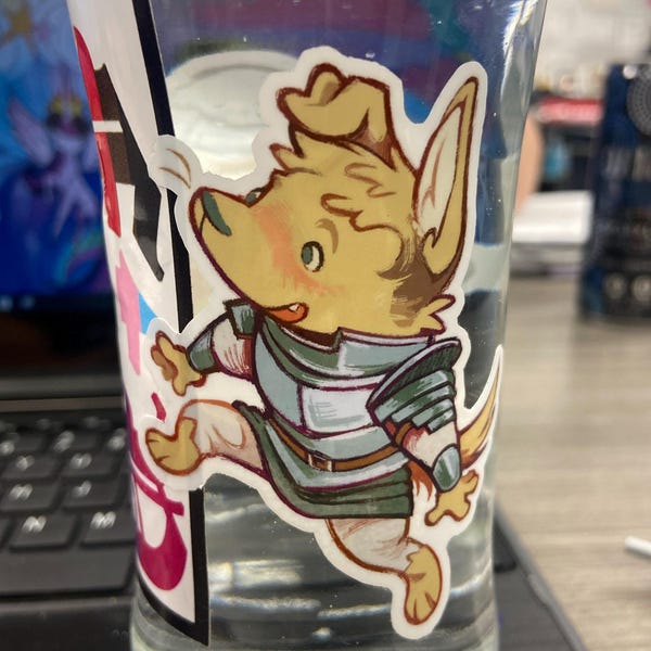 Dog Laios Stickers | Dungeon Meshi - Etsy