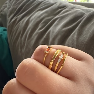 Set of 2: Duo Form Rings by Caitlyn Minimalist Minimalist Style ...