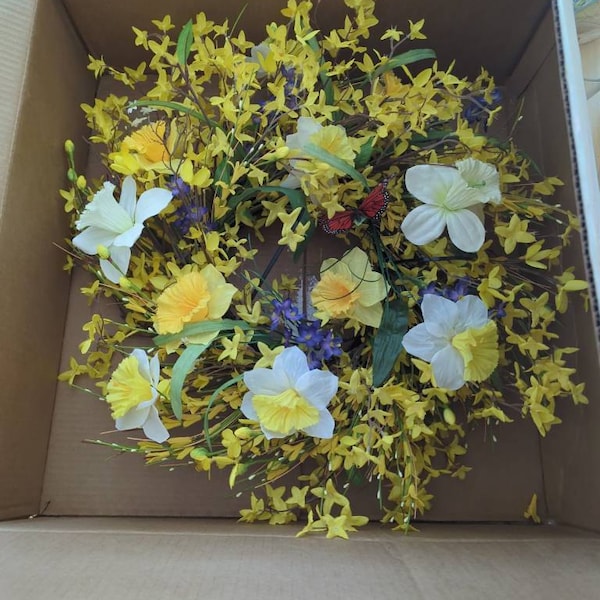 Big, Bold, Beautiful Silk Dahlia, Rose, Oval Door Wreath; Airy Summer ...