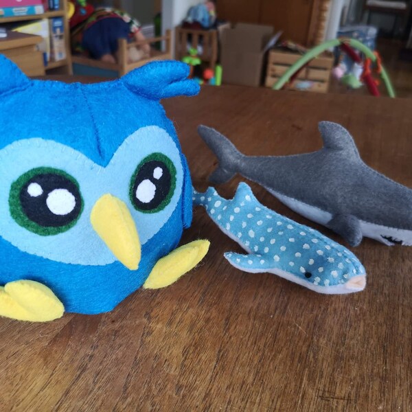 Night Sky Manta Ray Plushie Stuffy Felt Sting Ray Star Midnight ...