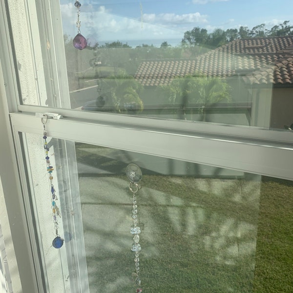 Butterfly Crystal Suncatcher for Window, Crystal Sun Catcher, Window ...