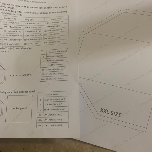 PDF Tutorial and Pattern of 3D Boat-shaped Face Mask;keep Glasses From ...