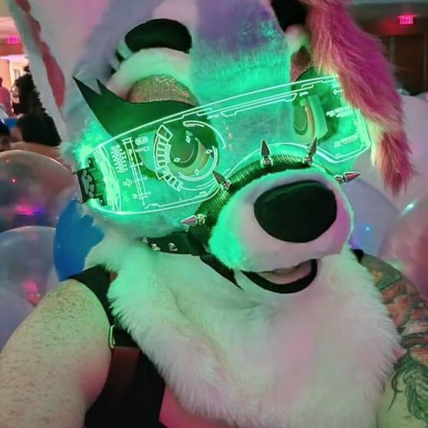 Cardboard Protogen Mask PDF *FREE- Link in Description* - Etsy