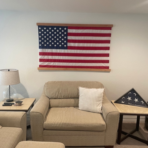 Flag Frame - Large Wooden Frames (american Flag Not Included) - Etsy