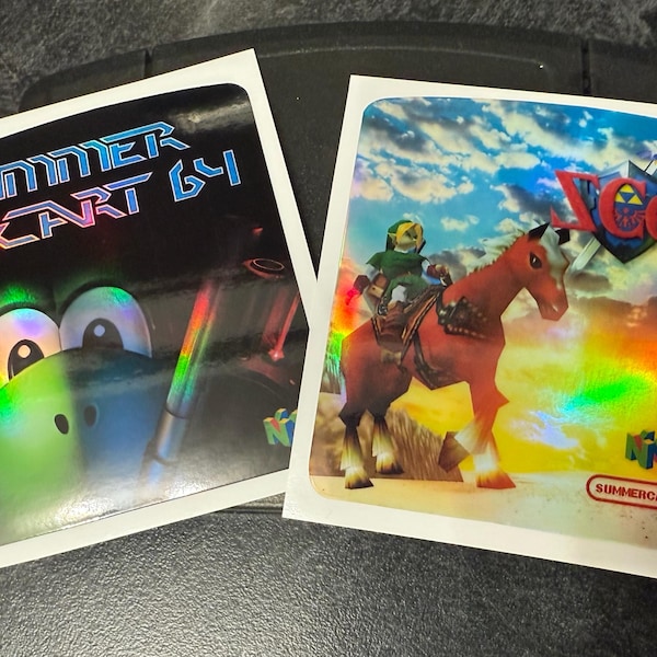 N64 Cartridge Labels - Etsy