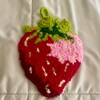 Large Strawberry Accent Rug Hand-tufted Carpet - Etsy