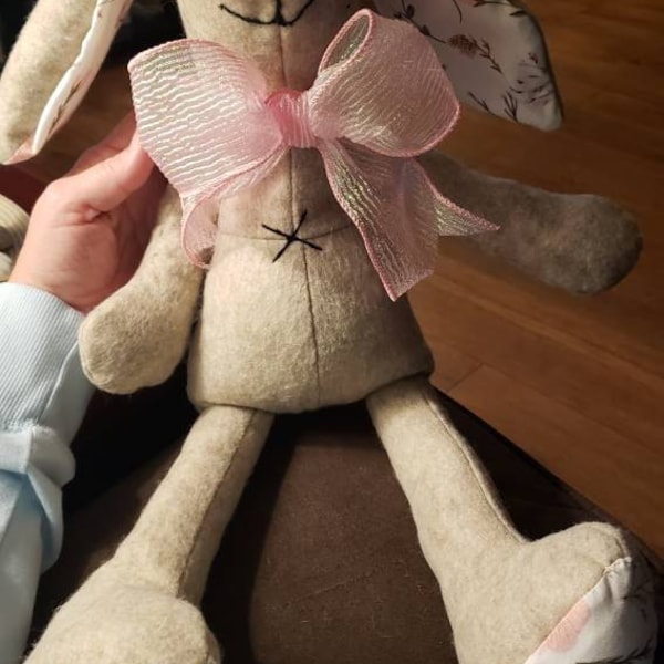 Rabbit Sewing Pattern Pdf for Instant Download, Bunny Rabbit Diy ...