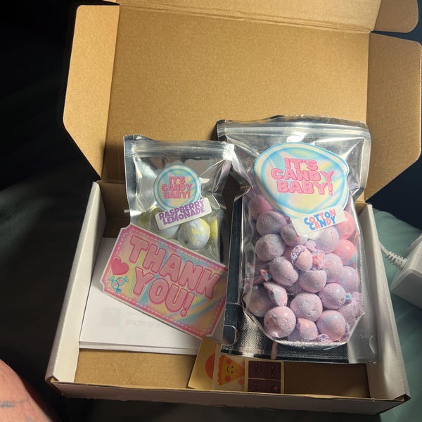 Freeze Dried Cotton Candy Taffy: Light, Airy, Crunchy - Etsy