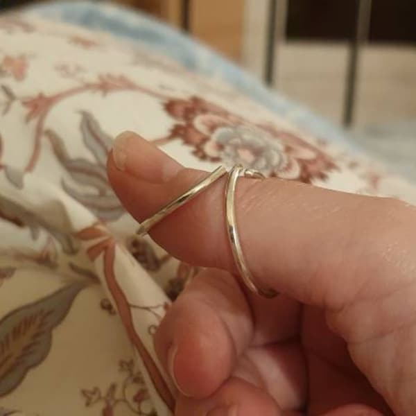 Trigger Finger Splint Ring in Brass, Bronze, Titanium or Silver ...