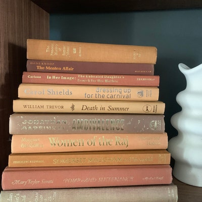 White Book Stack, White Shelf Aesthetic, White Themed Books, Ivory ...