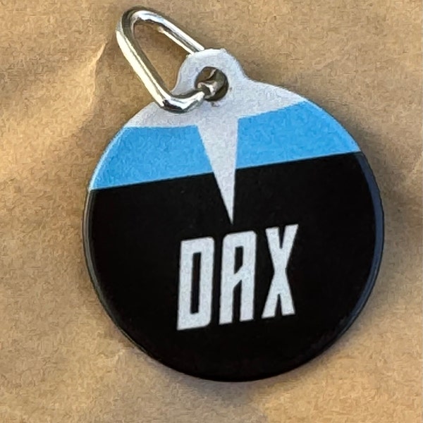Sci Fi Dog Tag, Custom Dog Tag, Personalized Dog ID, Boldly Go, Star ...