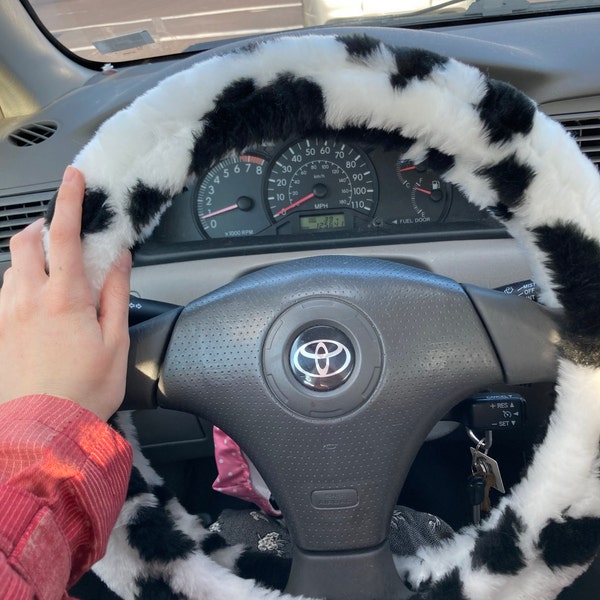 Fuzzy Car Accessories, Steering Wheel Cover, Gear Shift Knob Cover ...
