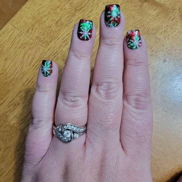 Cute Halloween Ghost Press on Nails * Flowers * Glossy * - Etsy